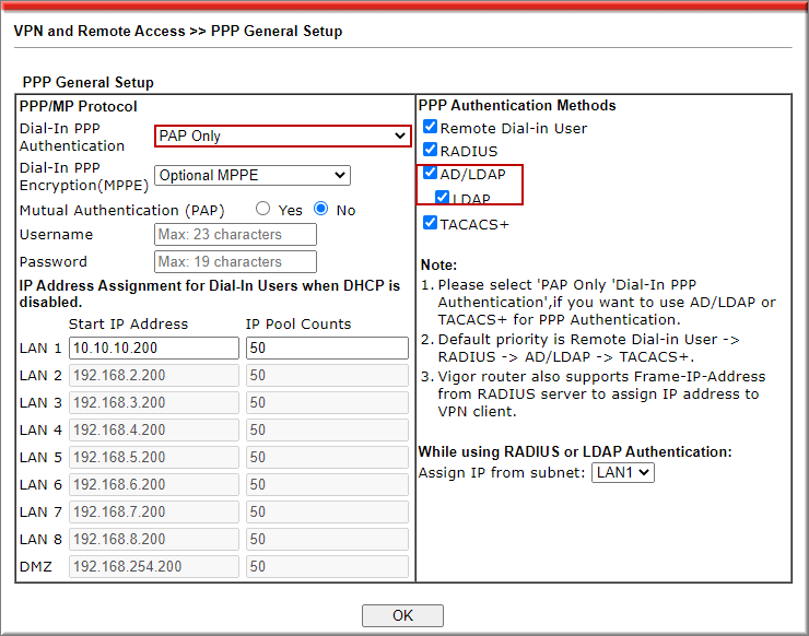 VPN Host LAN SSL sử dụng xác thực LDAP Server | DrayTek kết hợp thiết bị lưu trữ NAS (QNAP ...